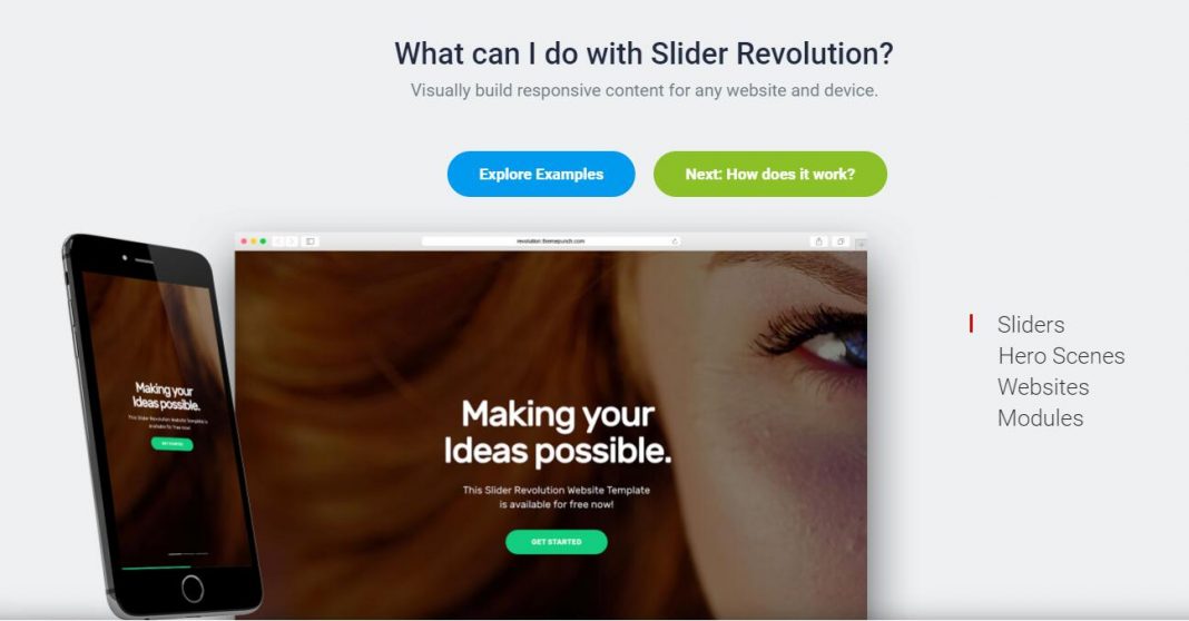 Slider Revolution模板下载 - Gary Geng